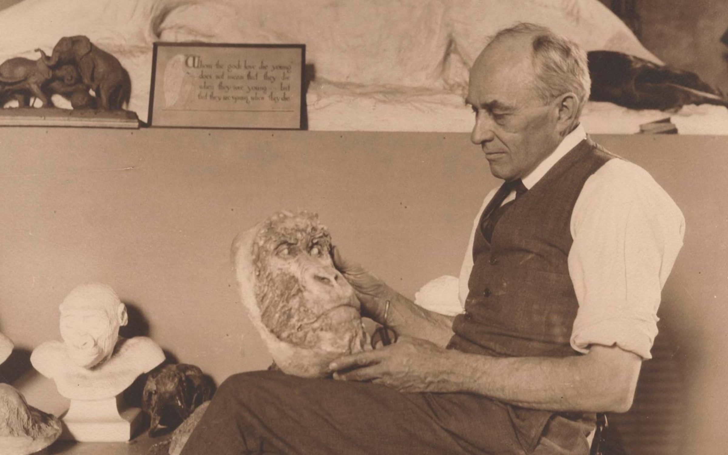Carl Akeley - the contradictory life of a taxidermist and hunter turned ...