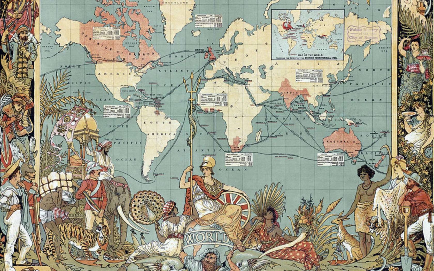 British Empire Map At Its Height