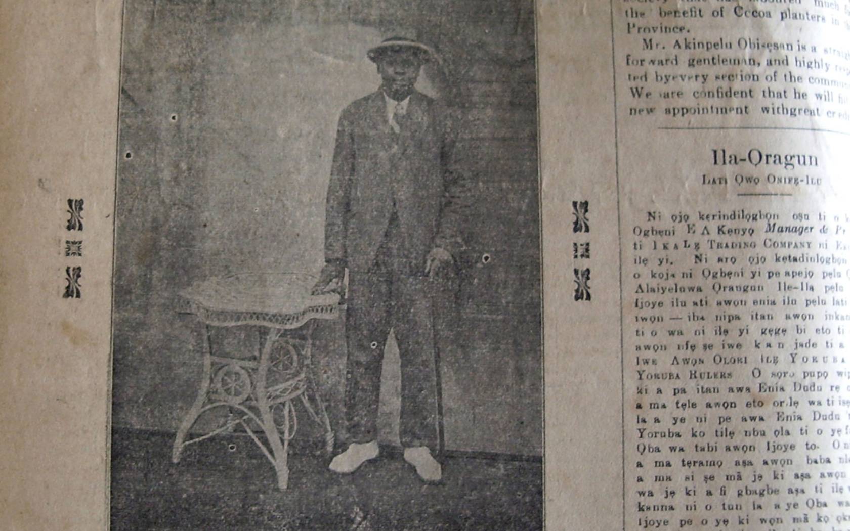 Akinpelu Obisesan — a gentleman diarist in colonial Africa - Engelsberg ...